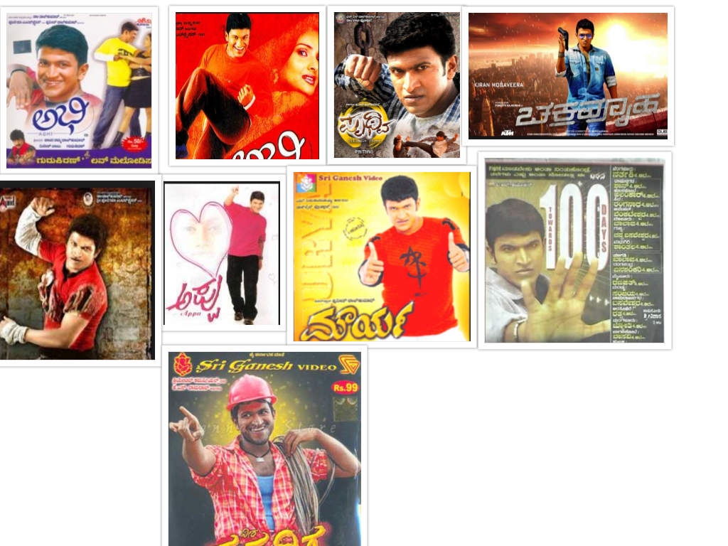 ಯಾರ ಜಪ್ತಿಗೂ ಸಿಗದ ನವಿಲು!!: Poster-boys of Cliched posters