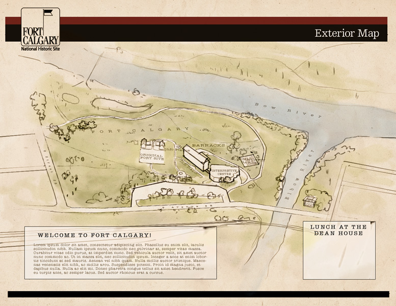 Fort Calgary Map Design