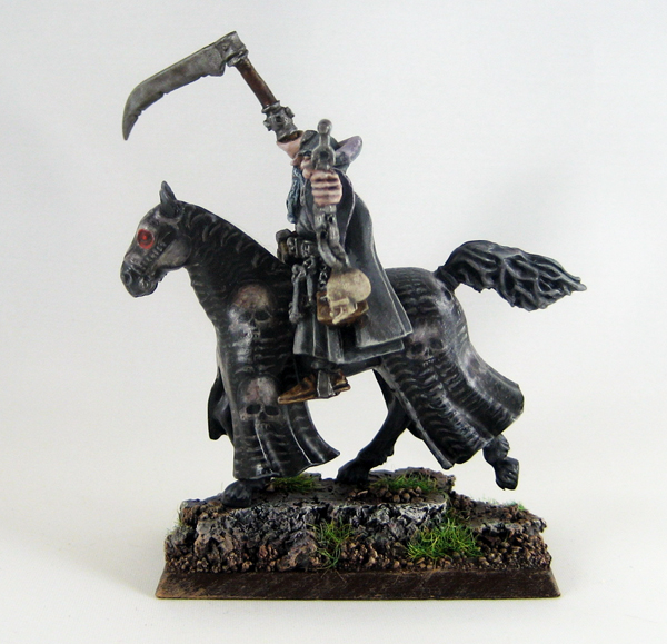 Miniatures Art Team: death wizard on mount of resurrection/mag śmierci ...