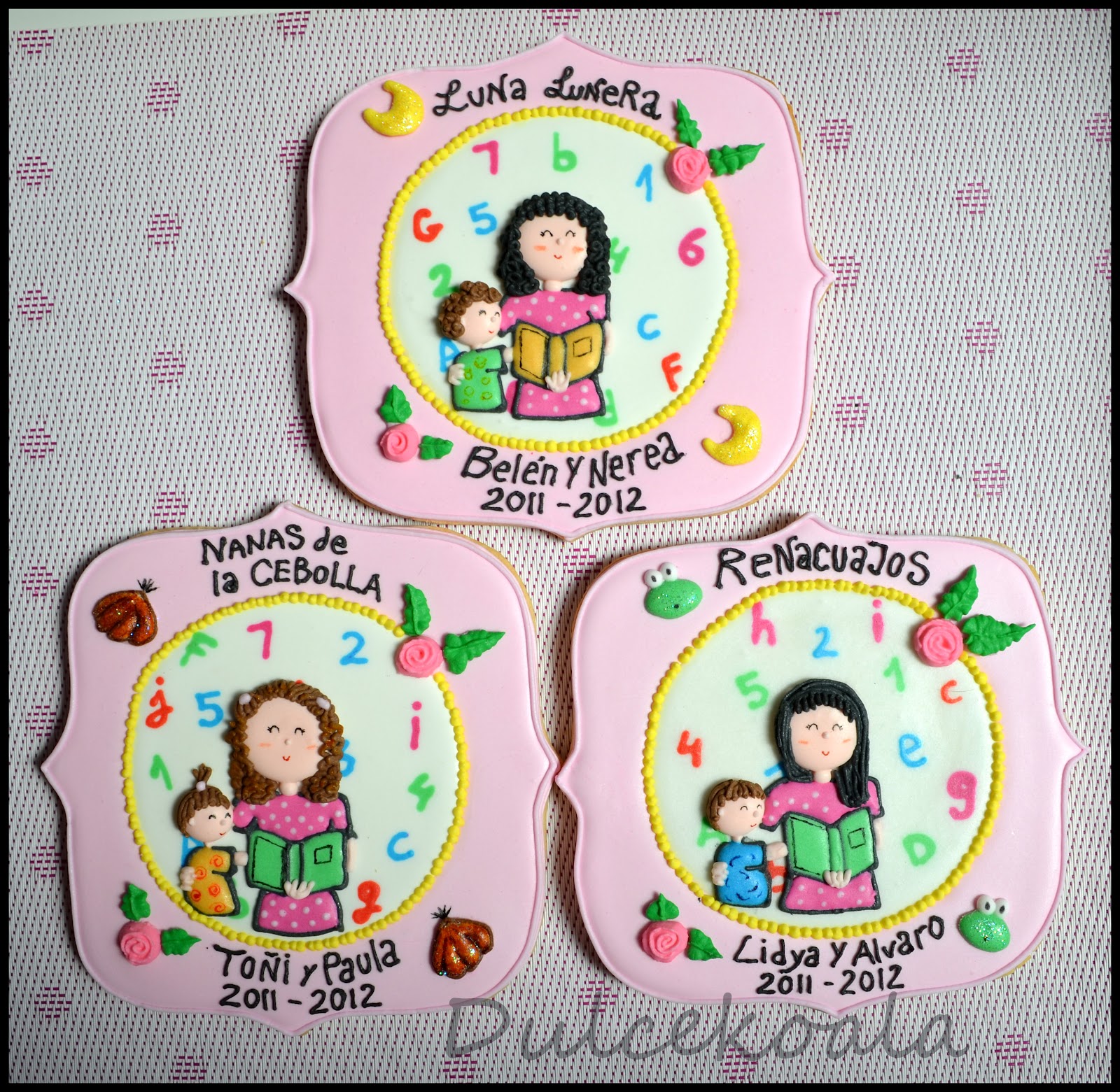 Dulcekoala Galletas Decoradas... y otros dulces...: GALLETAS PROFESORAS ...