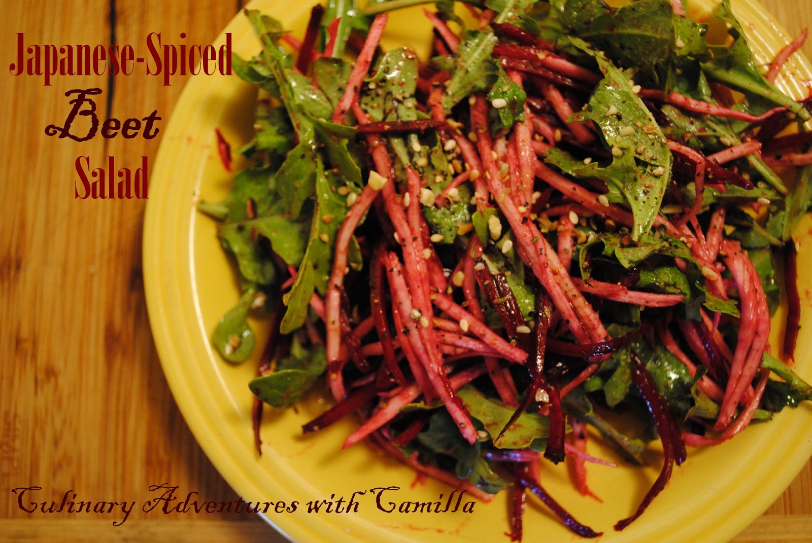 Japanese-Spiced Beet Salad {Food Matters Project}