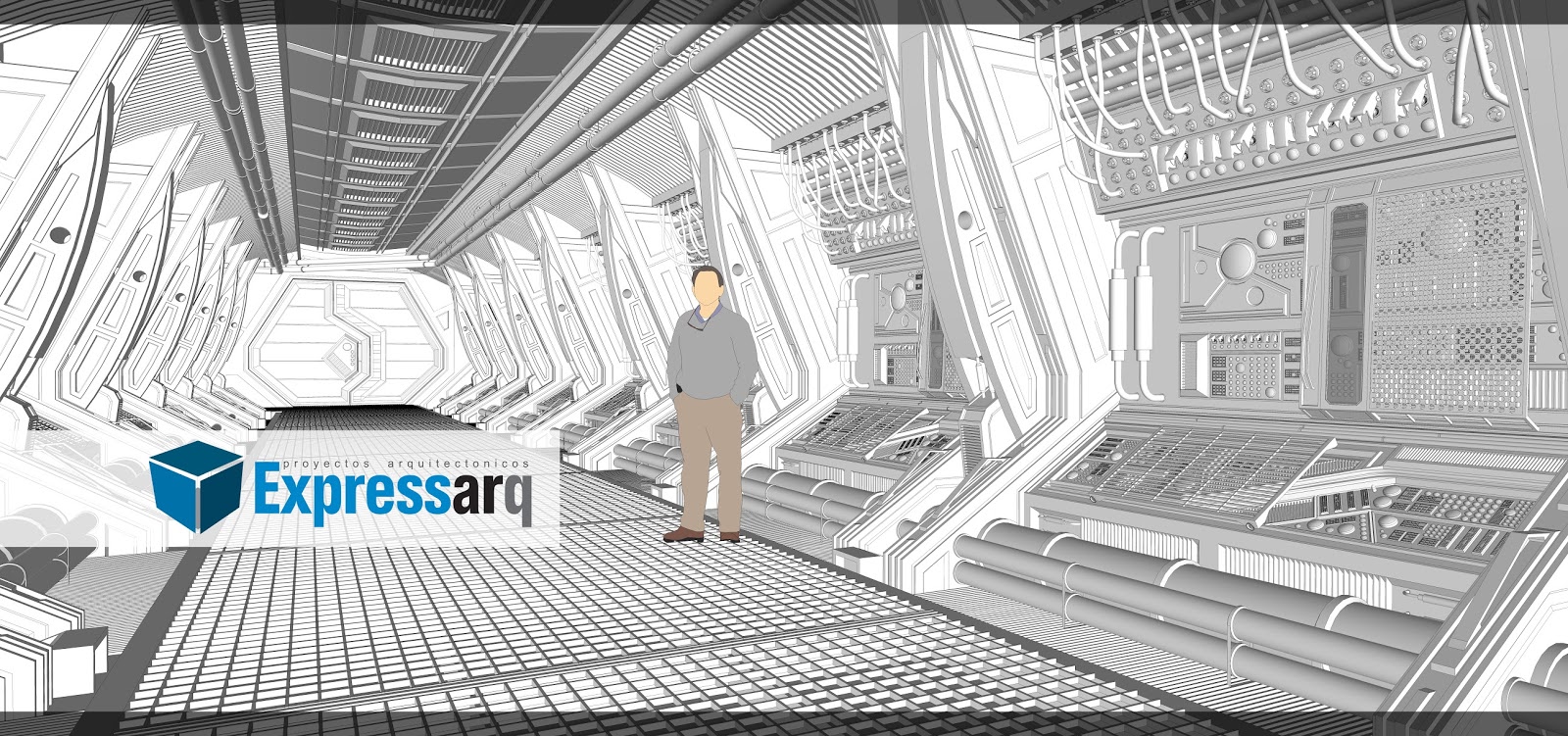 Starship - modeling - Sketchup