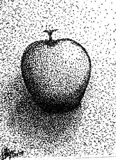 Gambar Pointilis ~ SENI BUDAYA