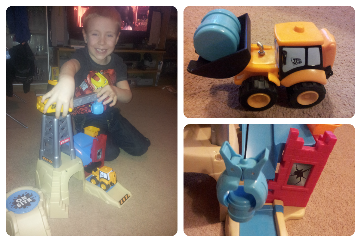 My 1st JCB On Site Charlie Crane Playset *Review* | The Mini Mes and Me