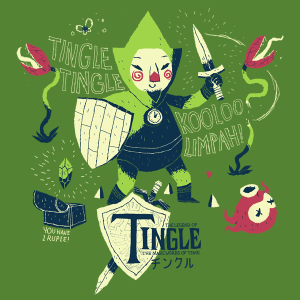 Super LikeLikes: The Legend of Tingle Tshirt Print Design by Louisros # ...
