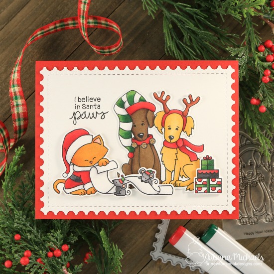 Newton's Nook Designs: I Believe in Santa Card by Juliana Michaels