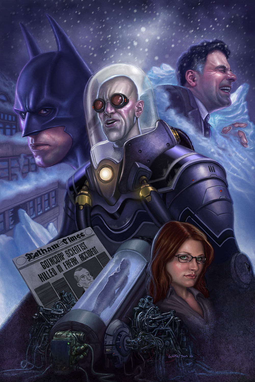 Eric Wilkerson Art Chronicles - CAPTAINS BLOG: BATMAN: Heart of ICE
