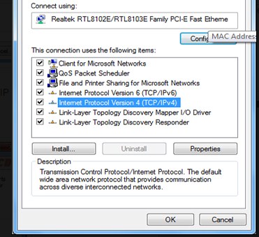 Langkah-langkah Konfigurasi Ip address
