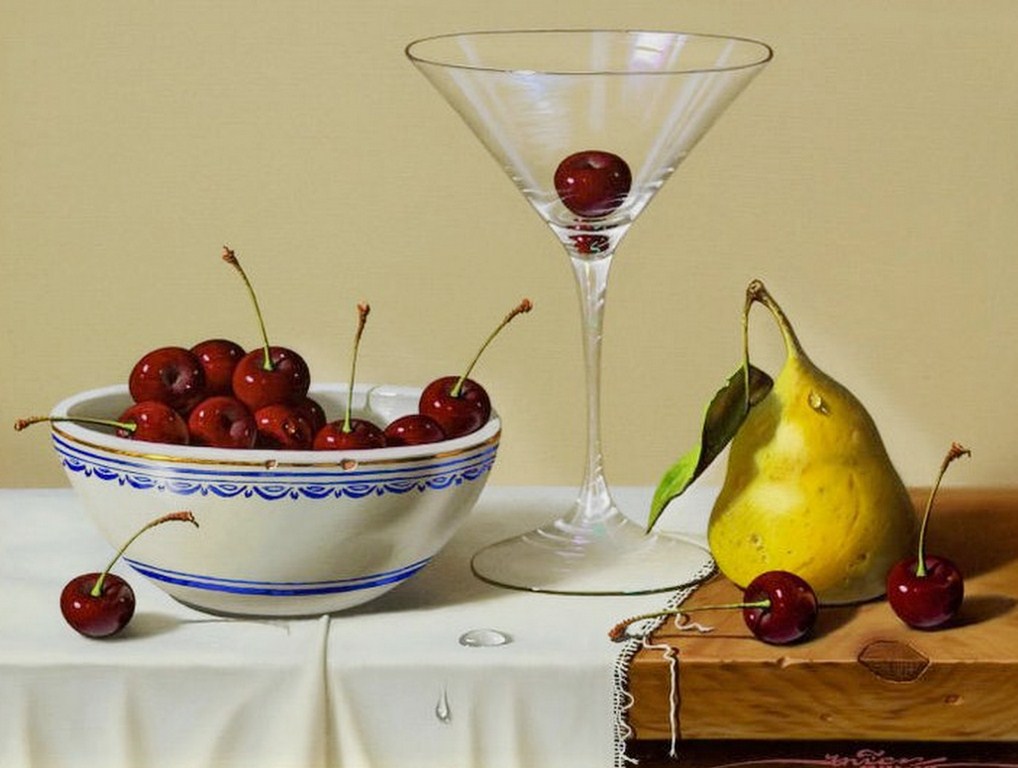 Imágenes Arte Pinturas: Bodegón pintura realista