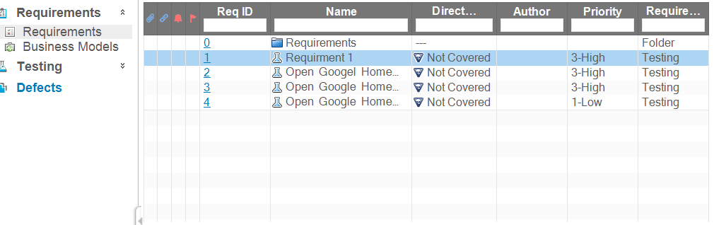 Exporting Requirements from HP ALM into ExcelSheet - QA Automation