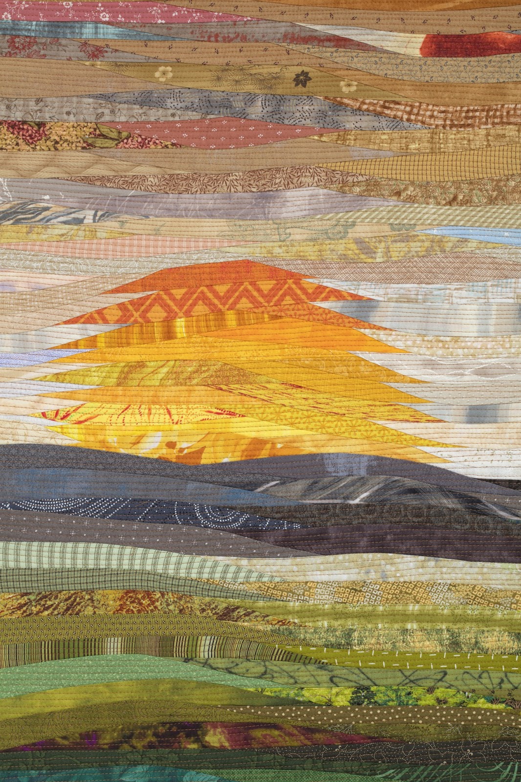 The Quilts of Ann Brauer: mountain sun
