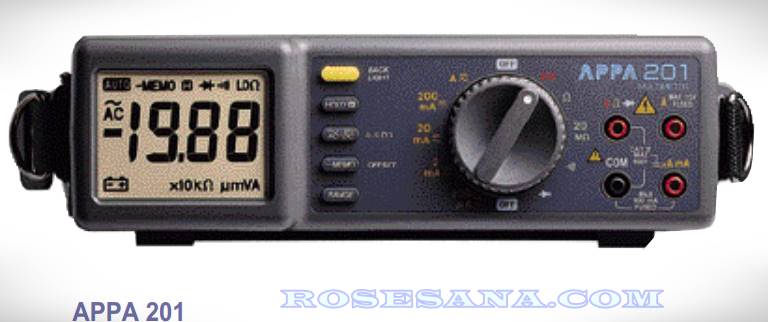 2R Hardware & Electronics: APPA 201 desktop multimeter