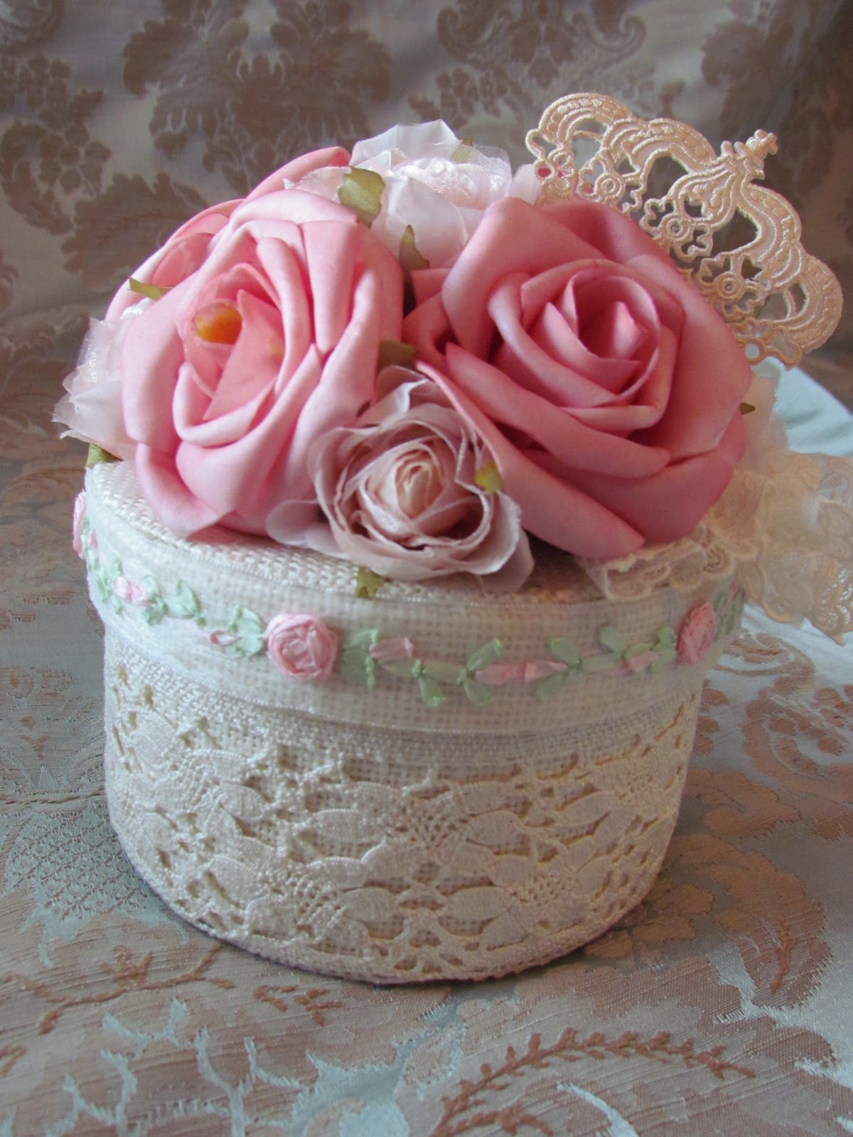 Angela Lace: Three Tier Decorated Boxes Tutorial