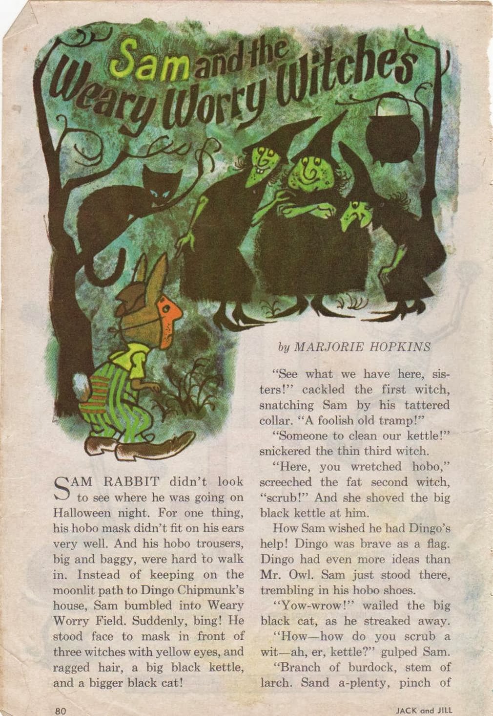 Mark's Super Blog: Sam and the Weary Worry Witches