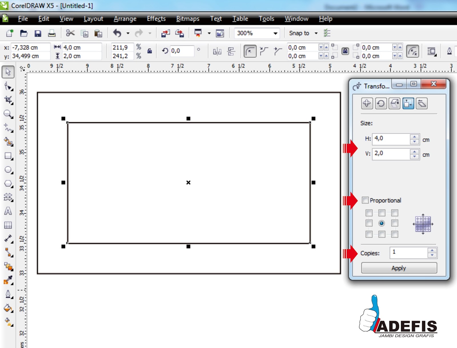 Tips Menggunakan Menu “Transformation” Coreldraw Lengkap ~ - JADEFIS ...