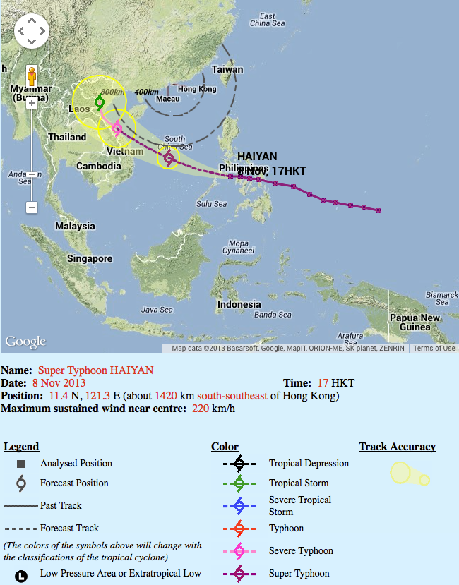 GeoGarage blog: Super Typhoon Haiyan, one of strongest storms ever, plows across Philippines