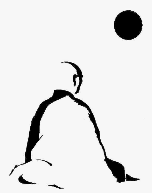 Zen painting, Zen art, Japanese ink painting