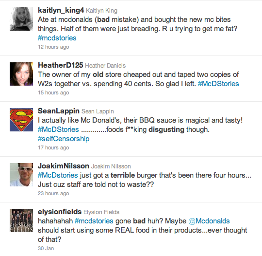 Social Media PR Disasters: #McDStories |BRANDEblog