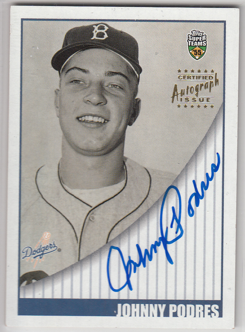 Dodgers Blue Heaven: A Collection of Johnny Podres Autographed Baseball ...