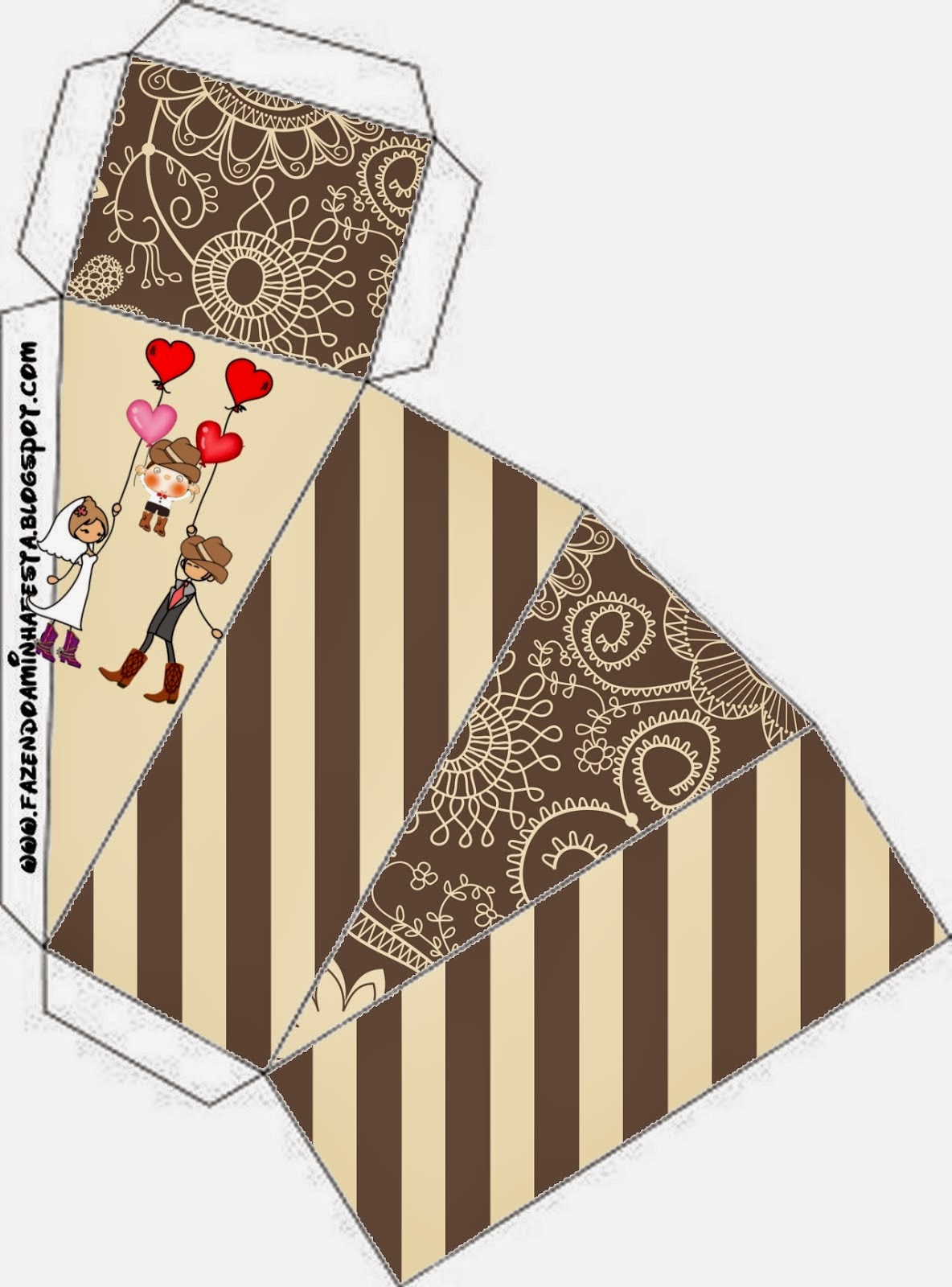 Cowboy Themed Wedding Free Printable Boxes. | Oh My Fiesta Wedding!