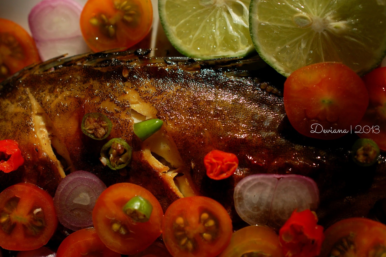 Beranda Devi: Ikan Baronang Panggang