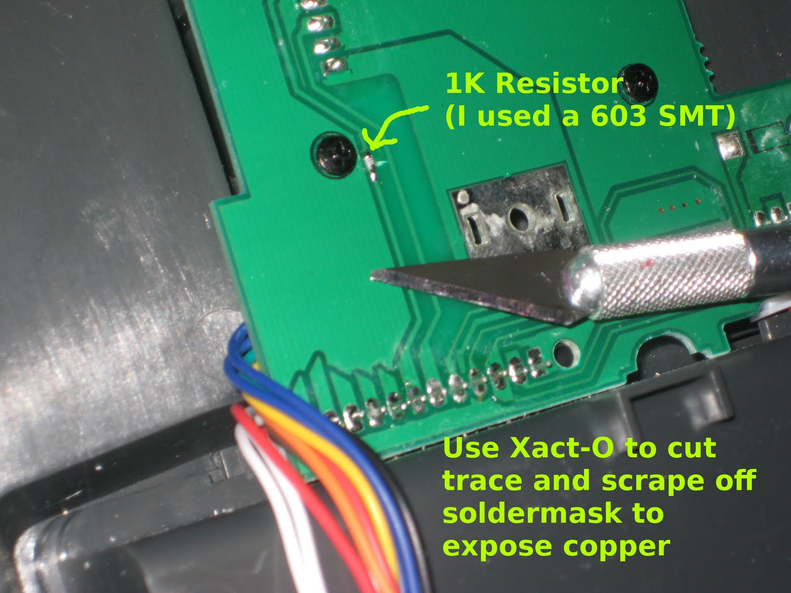 EastBay RC: Resistor Mod, fix for Turnigy 9x trainer port