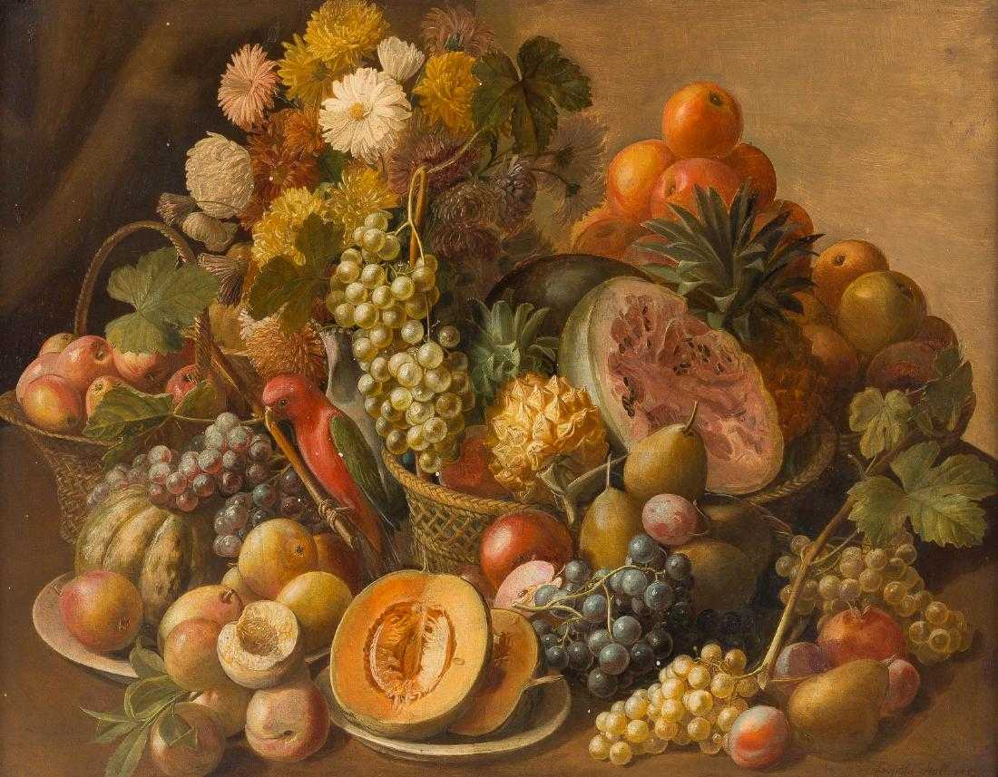 Leopold von Stoll (1808-1889) | Still life of flowers painter | Tutt'Art@