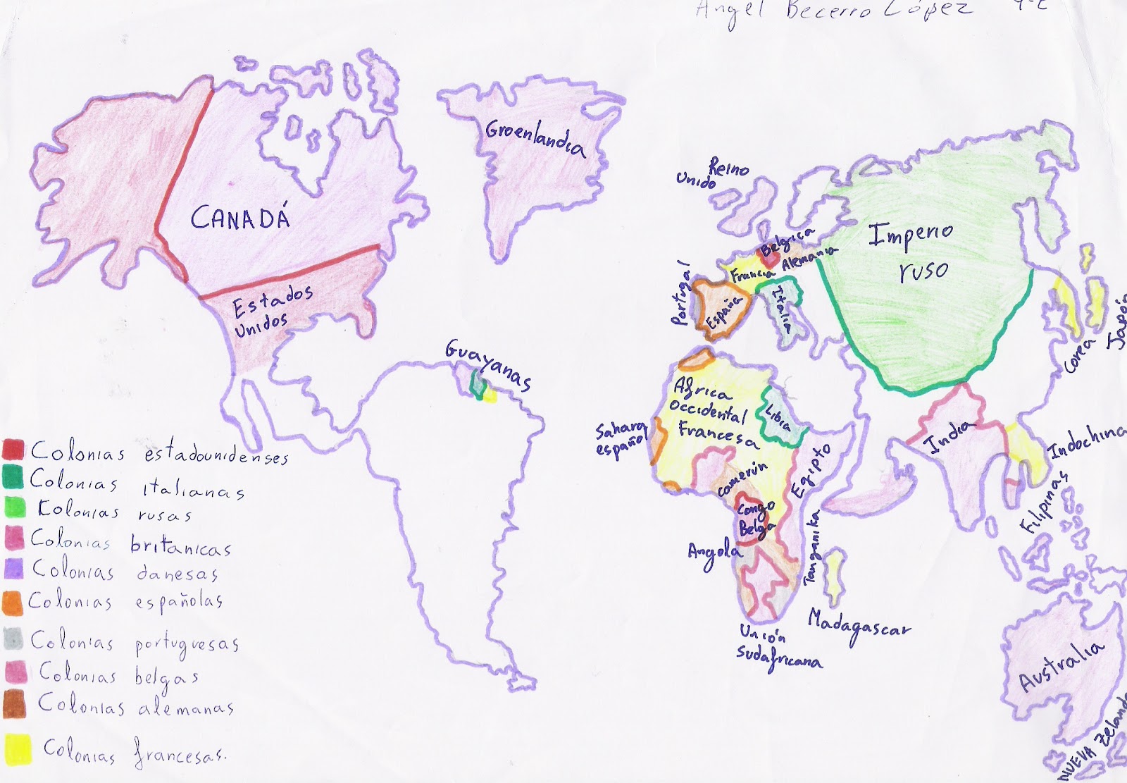 H I S T O R I A: Mapa de historia