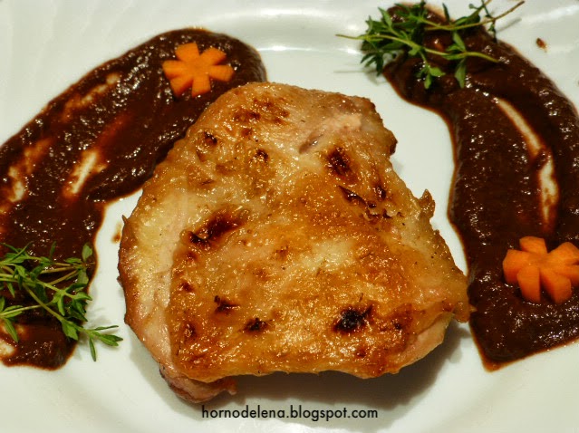 Recetas Caseras Fáciles MG: Muslos de pollo con salsa de chocolate