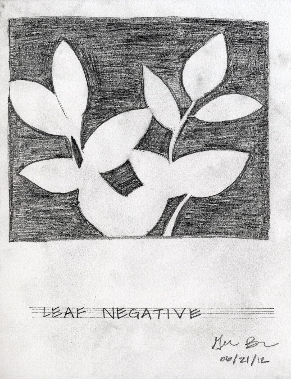 Interior Design: Leaf Negative