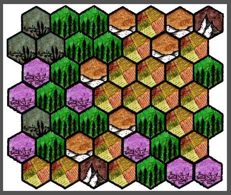 A Terrain Generator for Hex-Based Maps