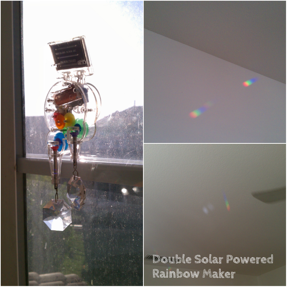 Boginka's Basket: Solar Powered Rainbow Maker