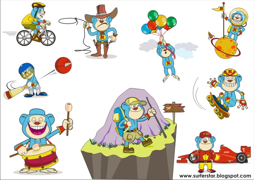 Surfer of the stars: Keymon Ache - (Nickelodeon) Character Arts