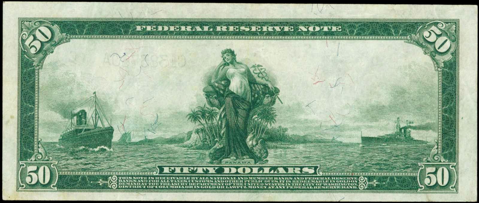 Old Fifty Dollar Bill