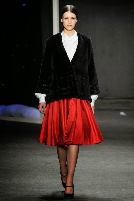 mode models blog: Kayley walks Honor Fall 2014 at New York Fashion Week