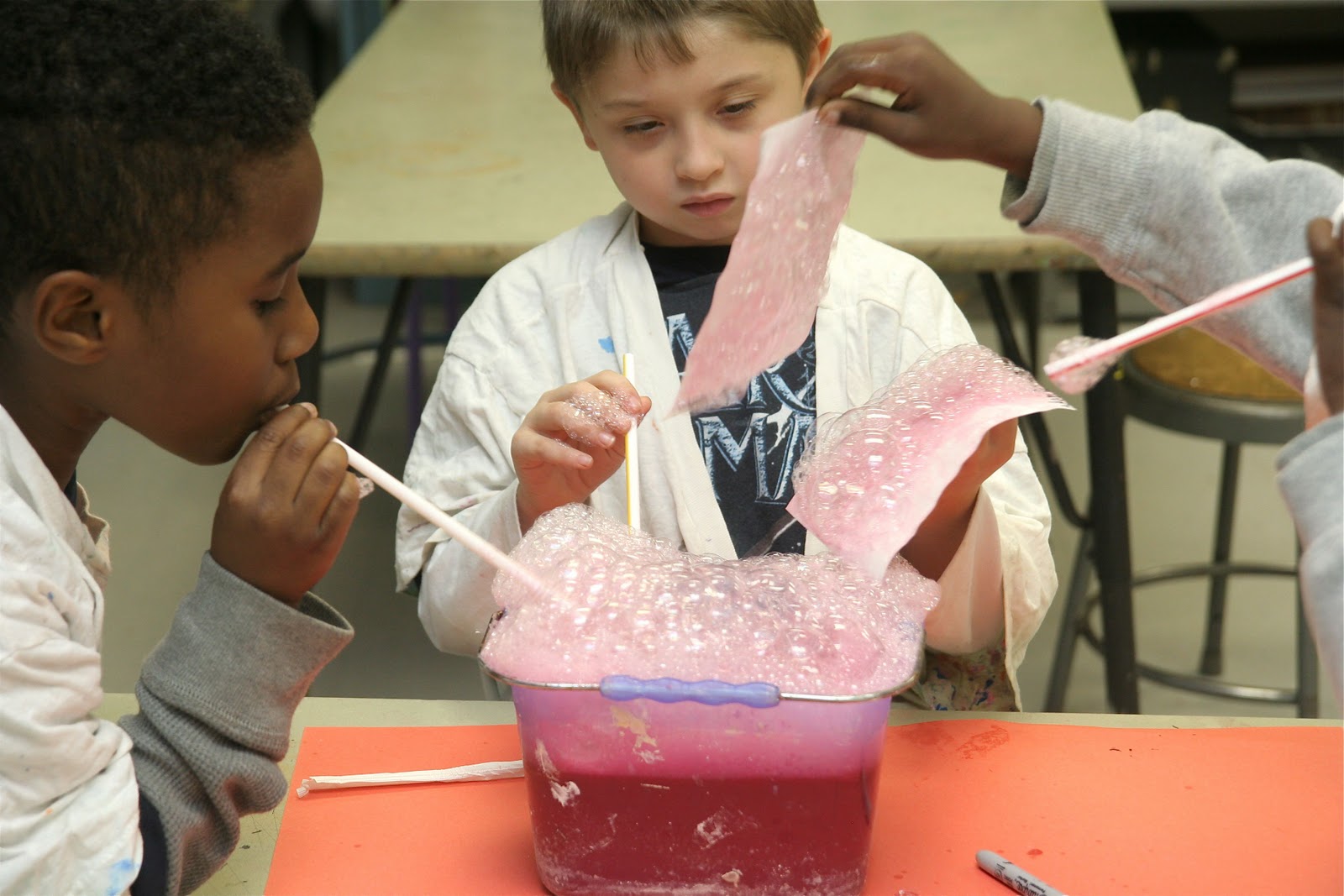 Splish Splash Splatter: Bubble Painting