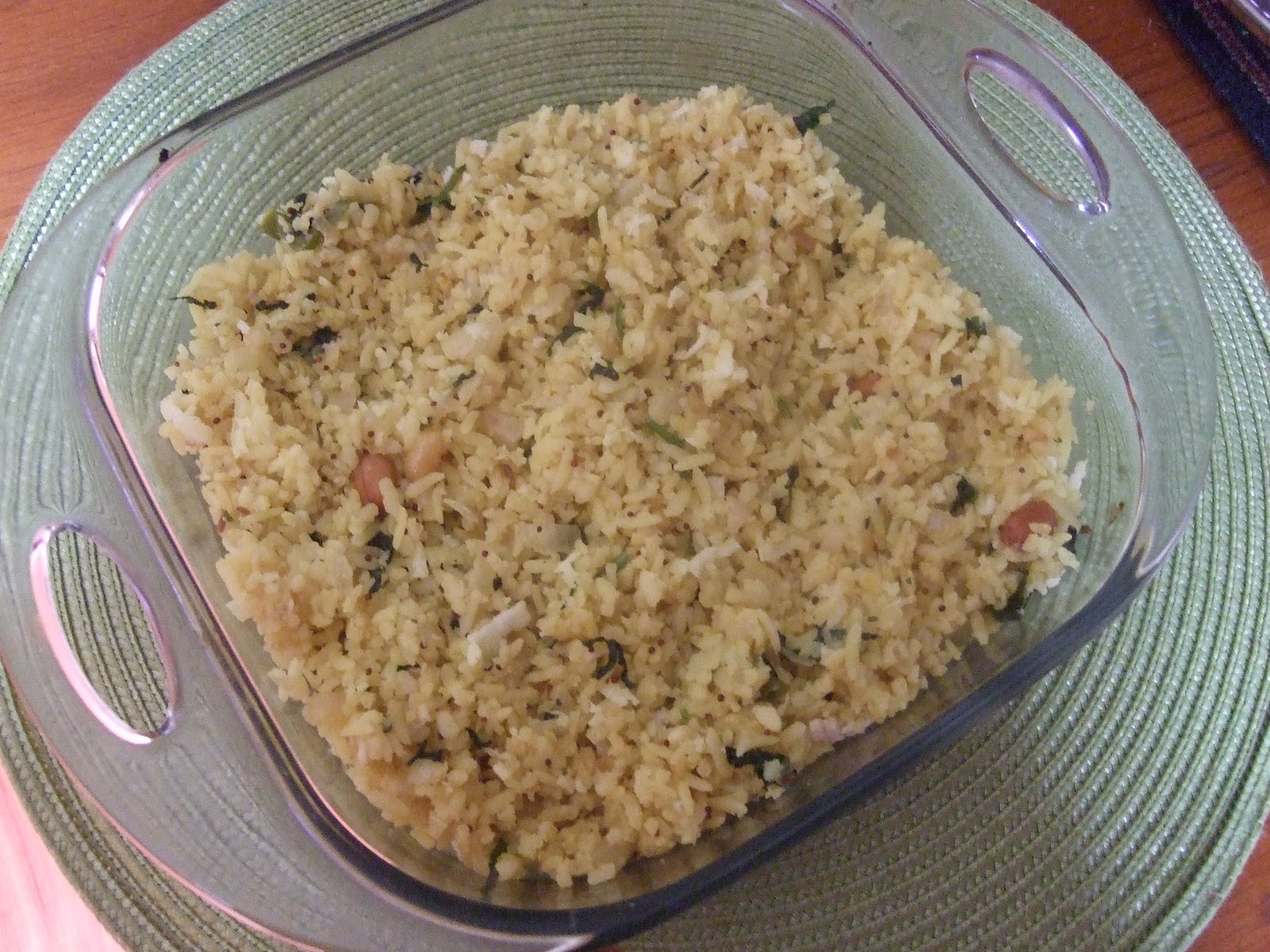 Geeta Baliga's Kitchen: Potato Pova |( Beaten rice )