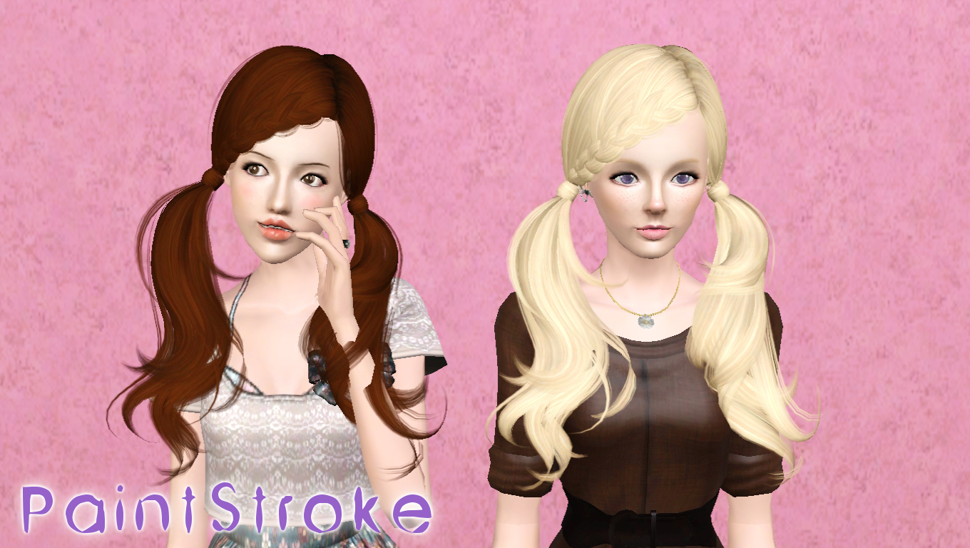 Cute Sims 3 Things For You!: Butterfly Sims 052 Hair Retexture