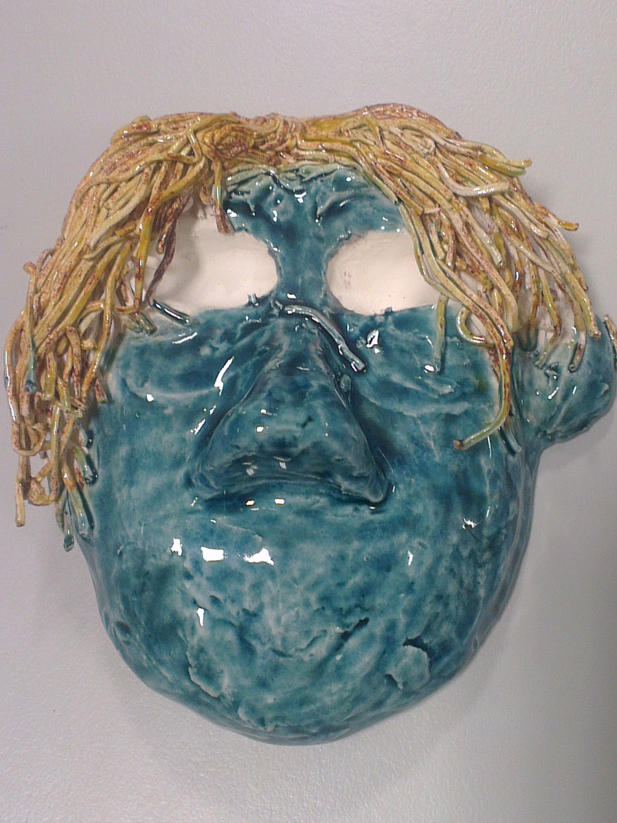 Once upon an Art Room: Clay Knee Masks - 'Freaky Faces'