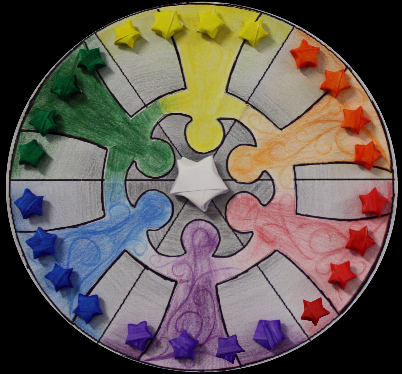 sarah bell smith: Year 9 colour wheels