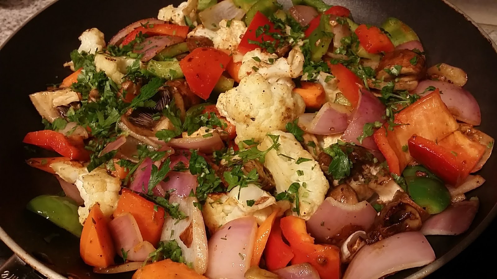 A Gourmet Meal: PANEER STEAKS WITH VEGETABLES