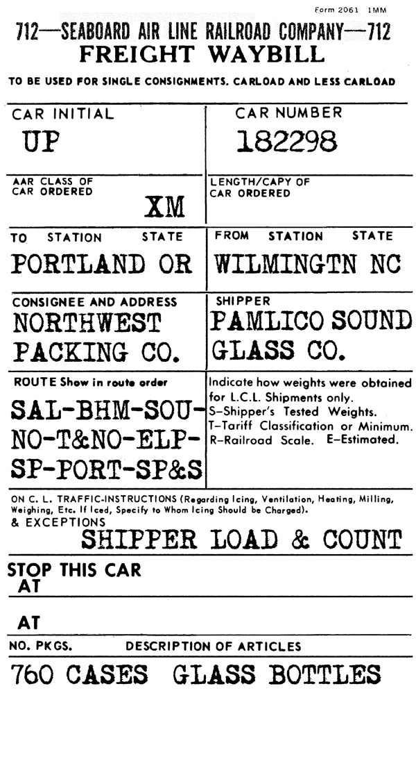 modeling the SP: Waybills, Part 12: Car Service Rules