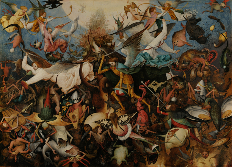 Art Masterpieces Of The Ages Fall Of The Rebel Angels Pieter Bruegel