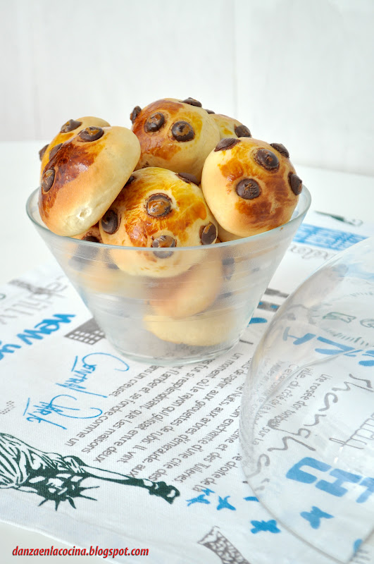 Danza en la cocina: Mini bollitos de chocolate