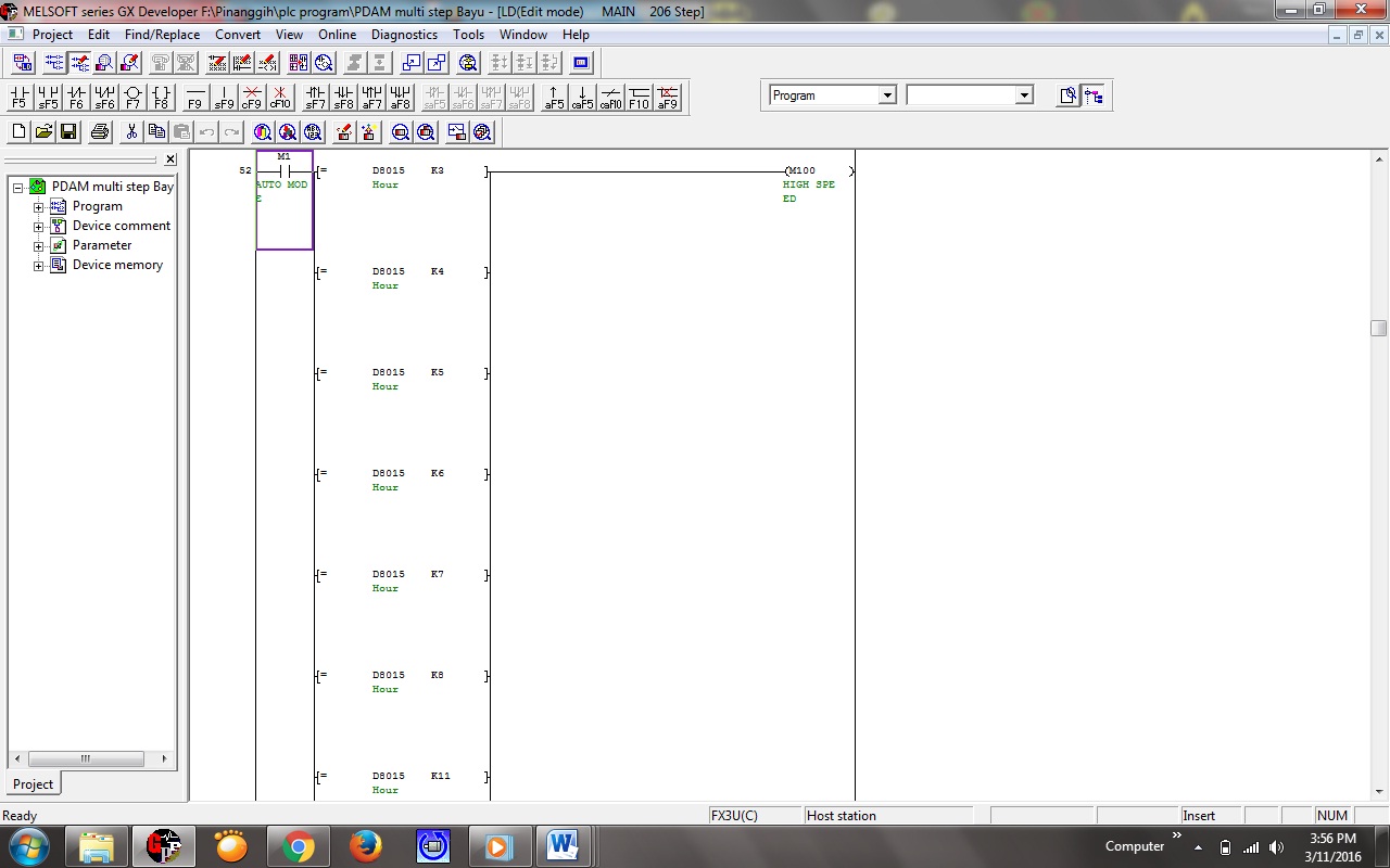 Real Time Clock PLC Mitsubishi FX series | Mekanik Elektronik Informatika