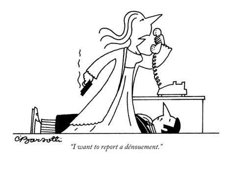 Mystery Fanfare: Cartoon of the Day: Denouement