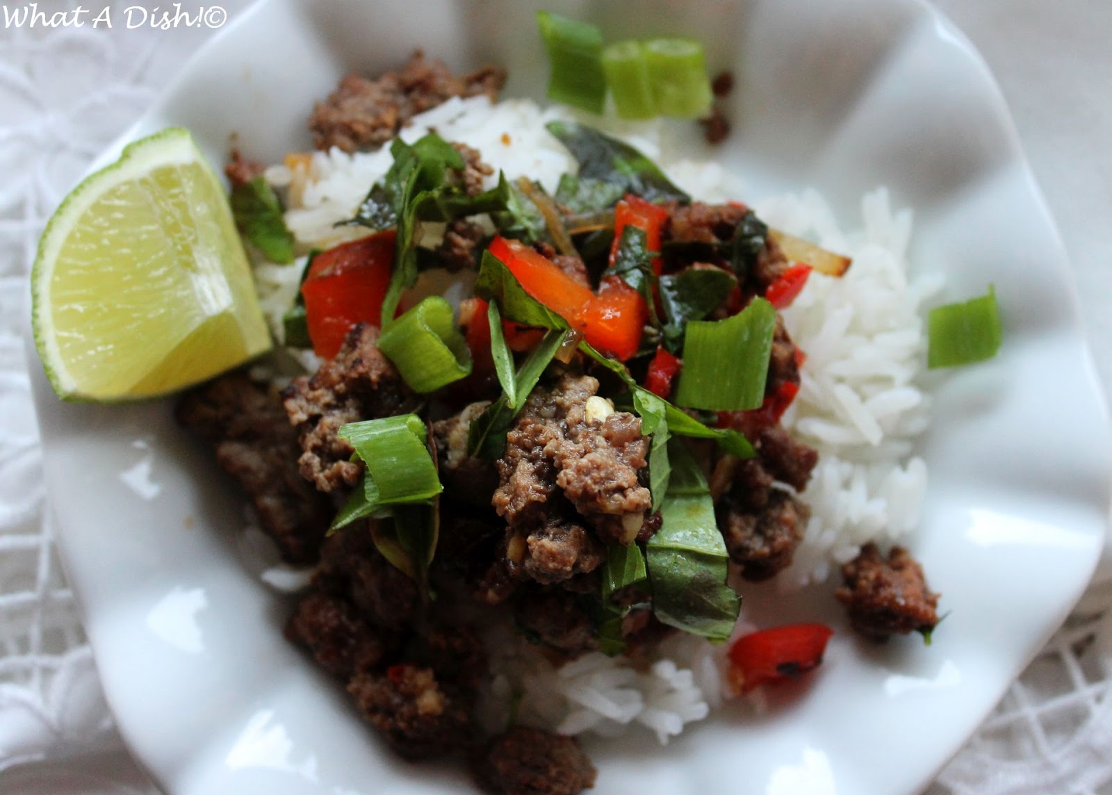 What A Dish!: Thai Basil Beef