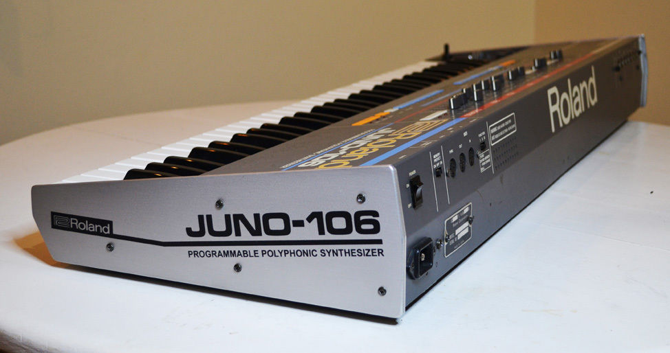 MATRIXSYNTH: Custom Labeled Roland Juno-106 Aluminum Side Panels