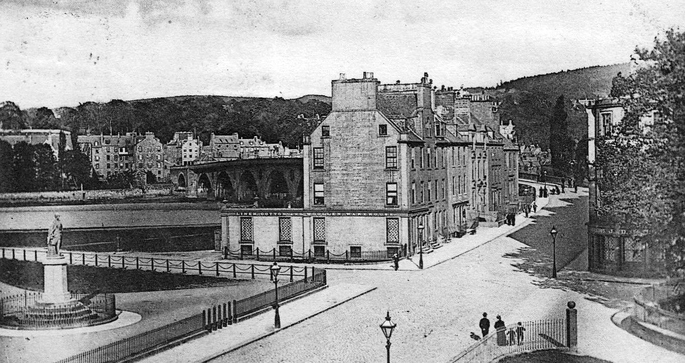 Tour Scotland: Old Photograph Charlotte Street Perth Scotland