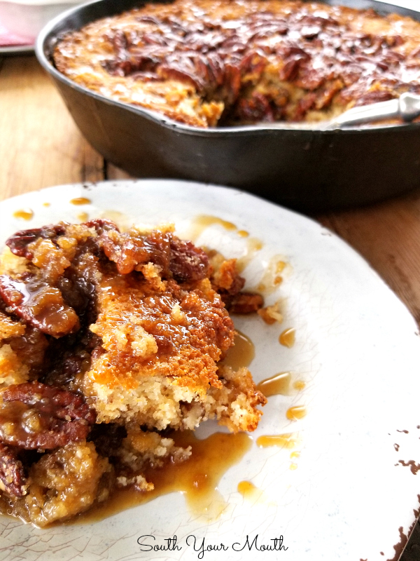 South Your Mouth: Pecan Cornbread Cobbler